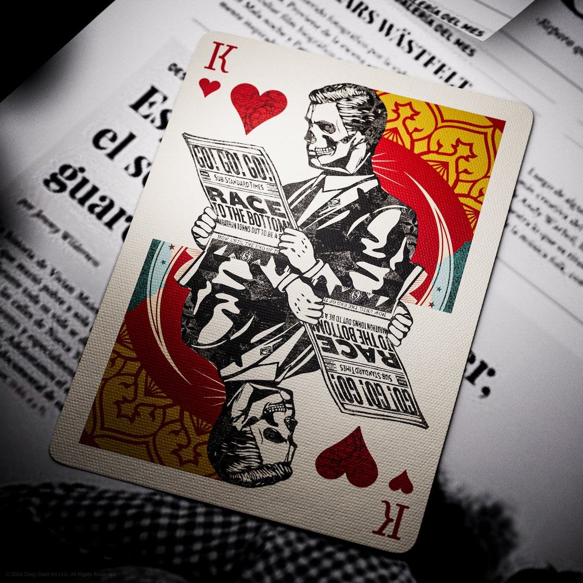 Shuffle Through 3 Decades of Art With OBEY COLLAGE Playing Cards– My ...
