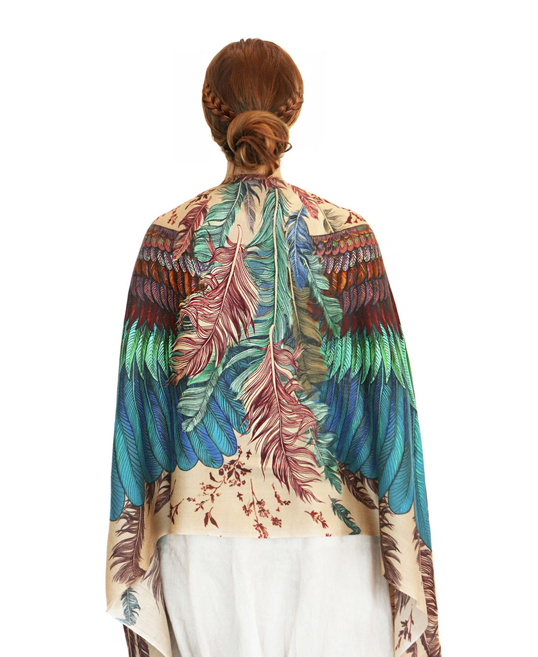 Bird Print Scarfs for Women in Cotton and Silk Cashmere– My Modern Met ...