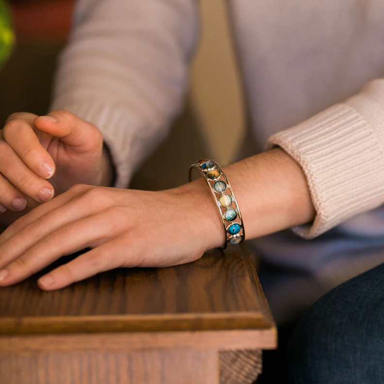 Look Like a Super Star With This Solar System Cuff Bracelet– My Modern ...