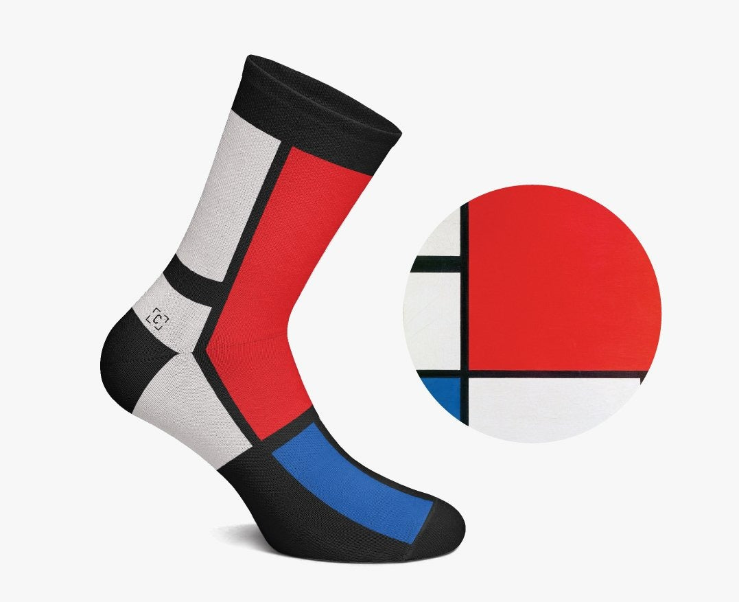 Step Into a Mondrian Painting With These Art Socks– My Modern Met Store