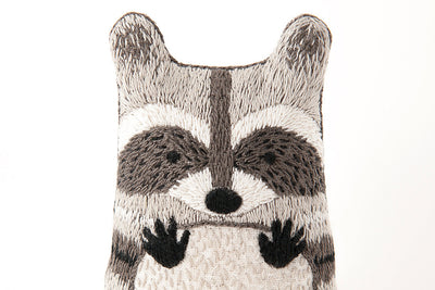 DIY Raccoon Embroidery Kit has Everything You Need for a Plush Doll– My ...