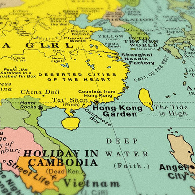 Learn the Most Popular Songs Around the World With This Wall Art Decor ...