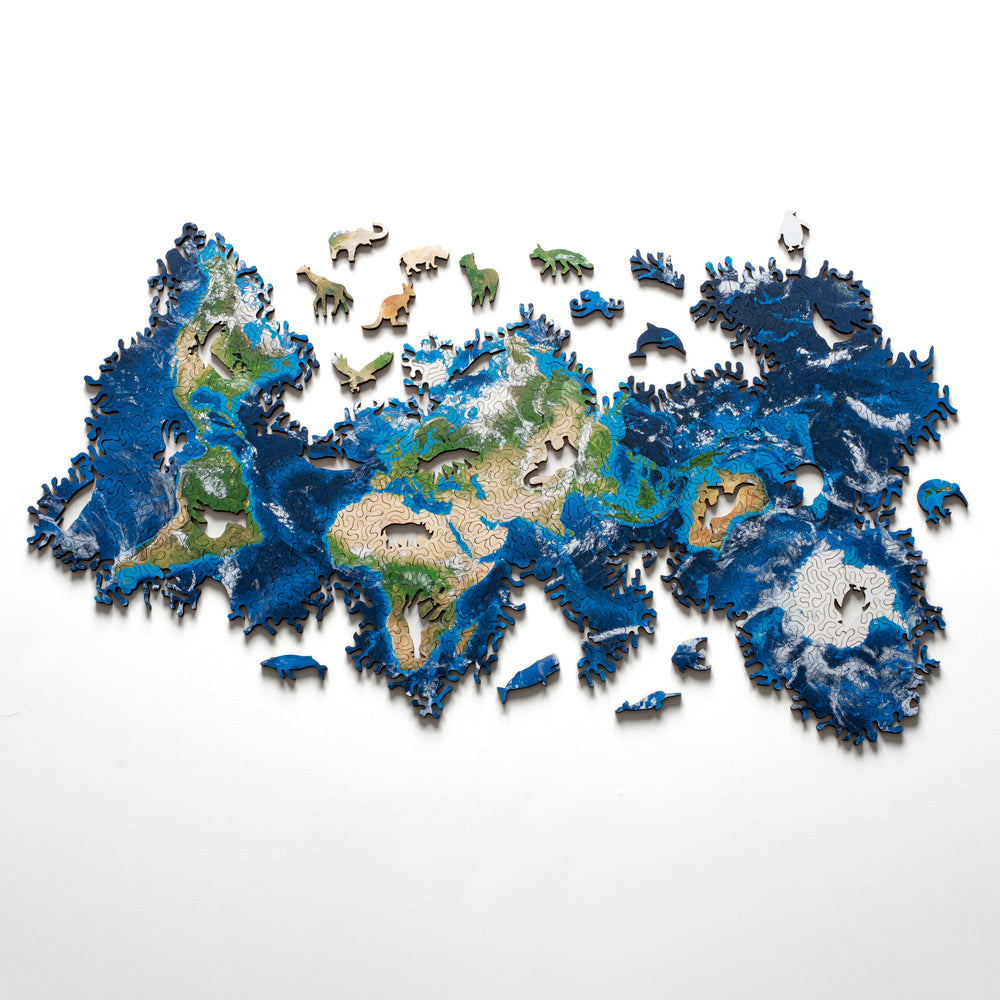 Unique Jigsaw Puzzle Allows You to Make Your Own Map of Earth– My ...