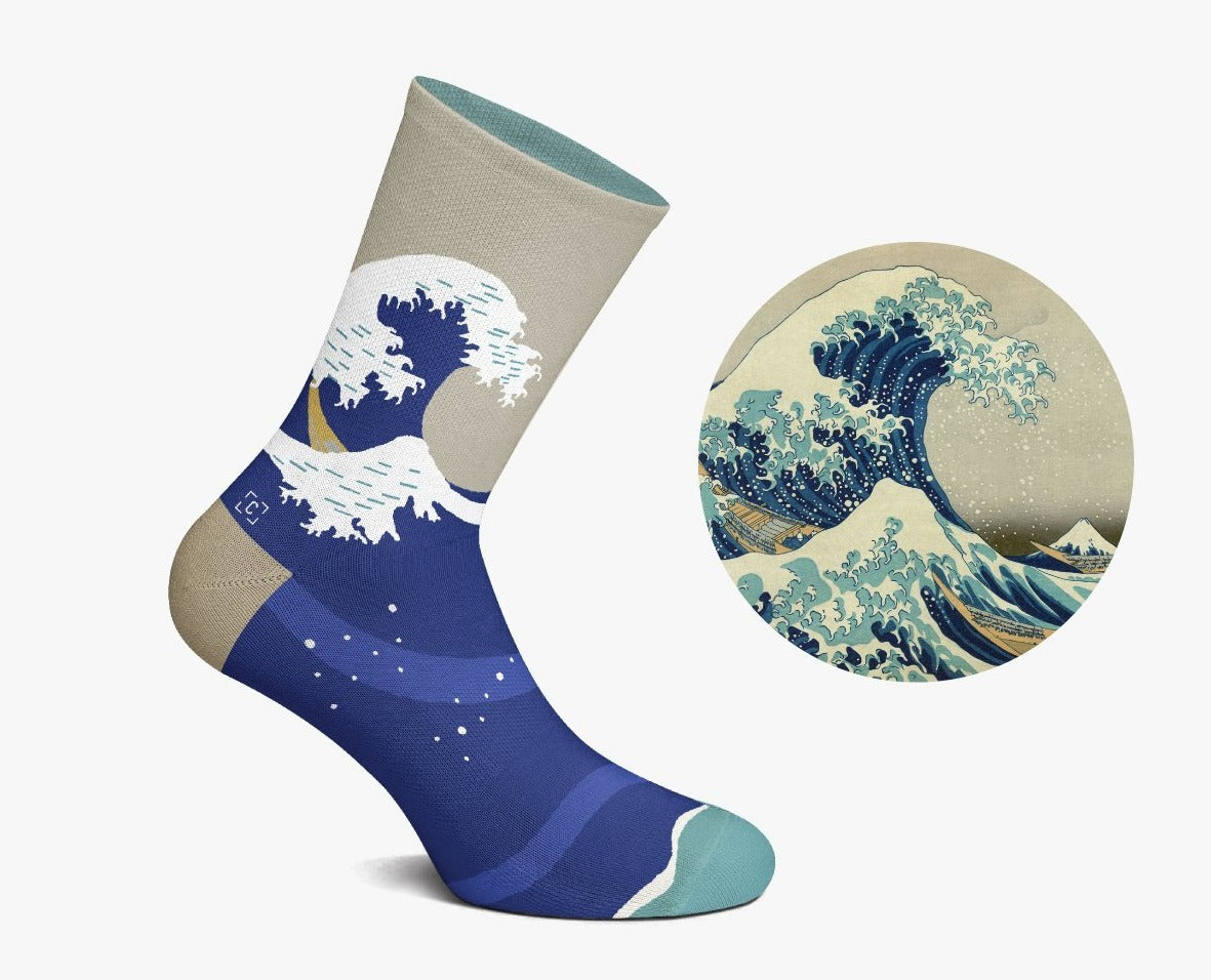 These Cool Art Socks Feature Hokusai's 'Great Wave' Painting– My Modern ...