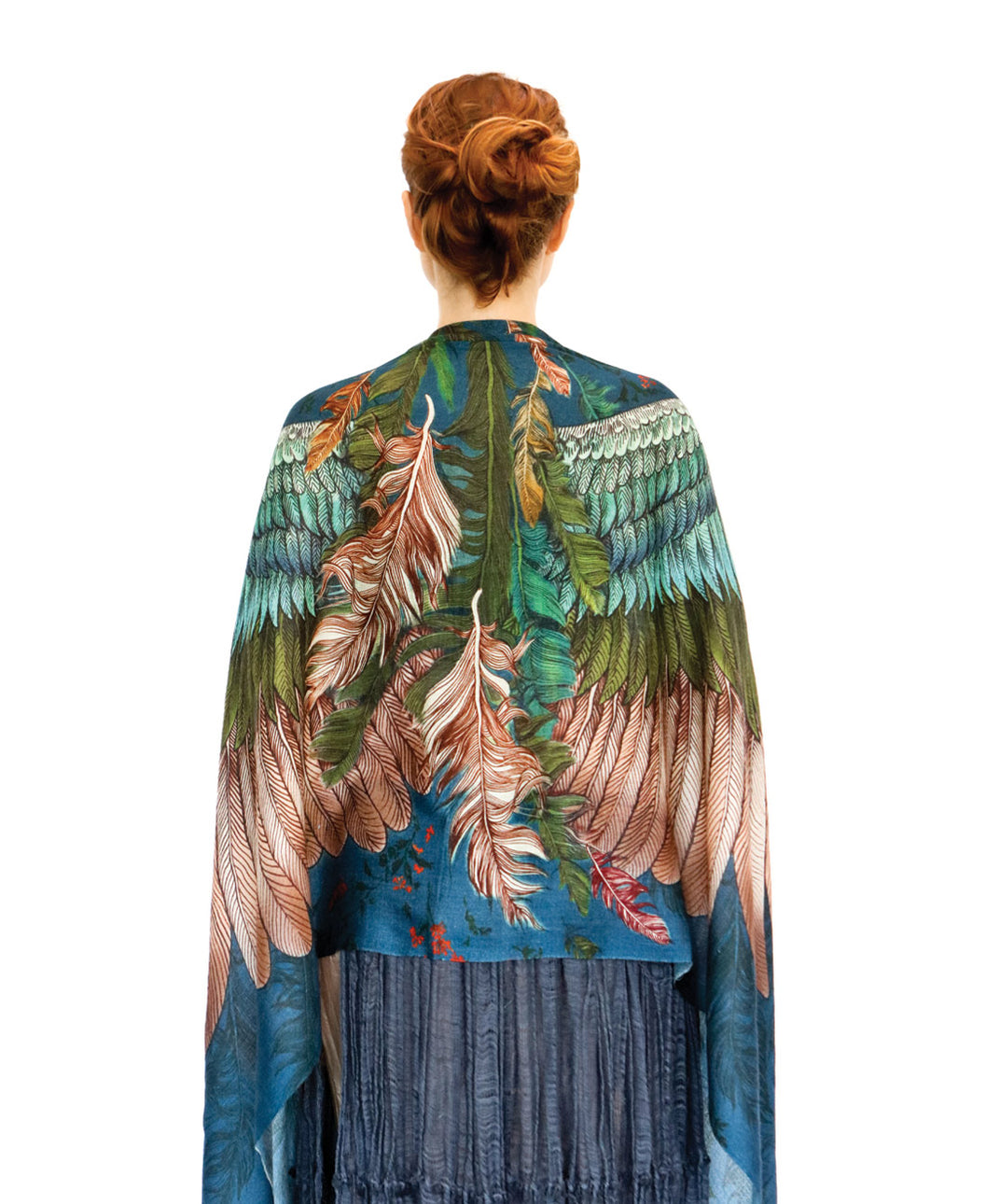 Feel Light as a Feather in Ethereal This Jasper Wings Bird Scarf– My ...