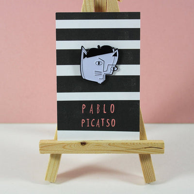 This Creative Enamel Pin is Perfect for Lovers of Cats, Puns, and Art ...